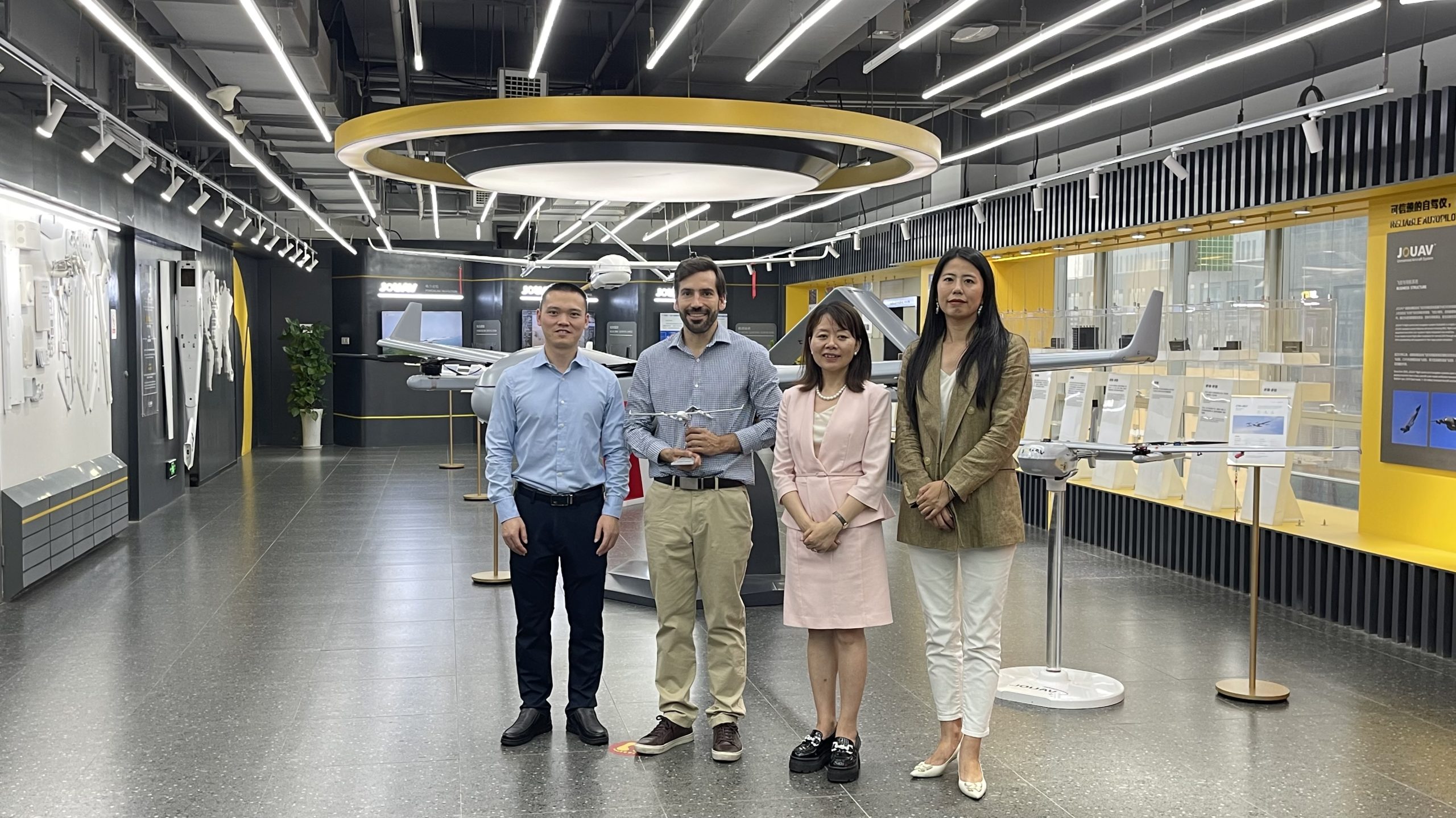 Colombian Embassy Delegation Visits JOUAV Headquarter - JOUAV