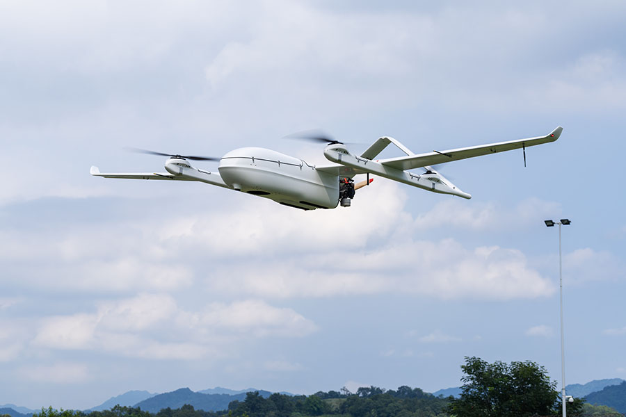 CW-80E Large Commercial Drone | 25kg Payload, 10hr Endurance - JOUAV